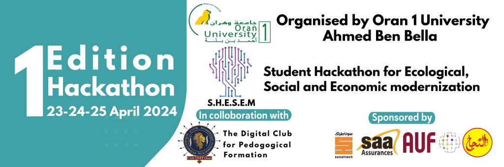 Hackathon 2024 - University Oran 1 – Ahmed Ben Bella